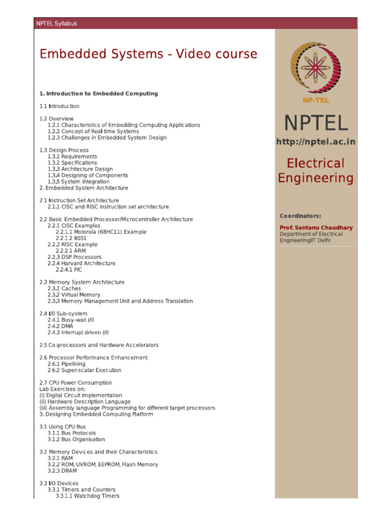 Embedded Systems | PDF