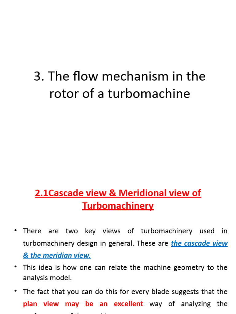 Lecture 2 | PDF | Turbomachinery | Turbine