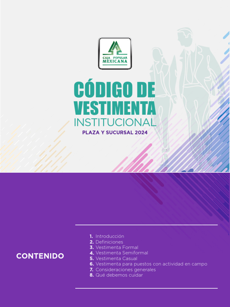 Codigo Vestimenta 2023 Plazas Suc | PDF | Ropa | Color