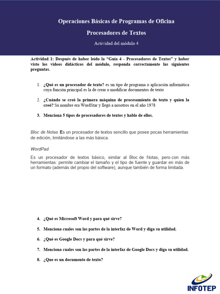 Actividad Módulo 4 Pdf