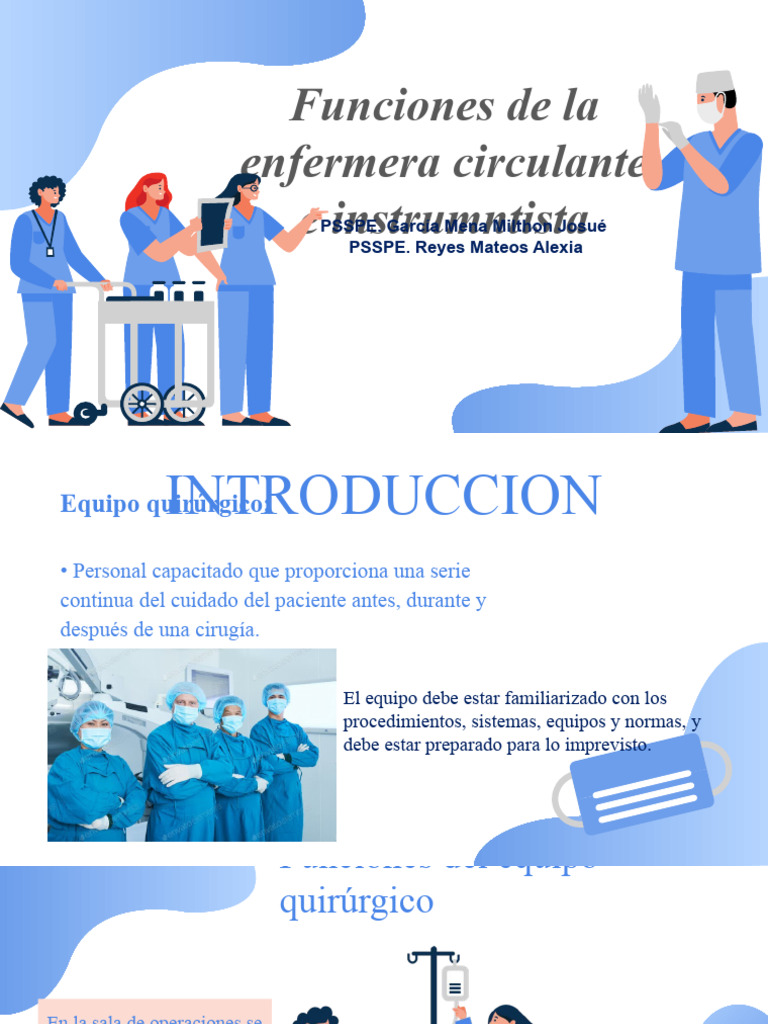 Funciones Instrumentista y Circulante 1 | PDF