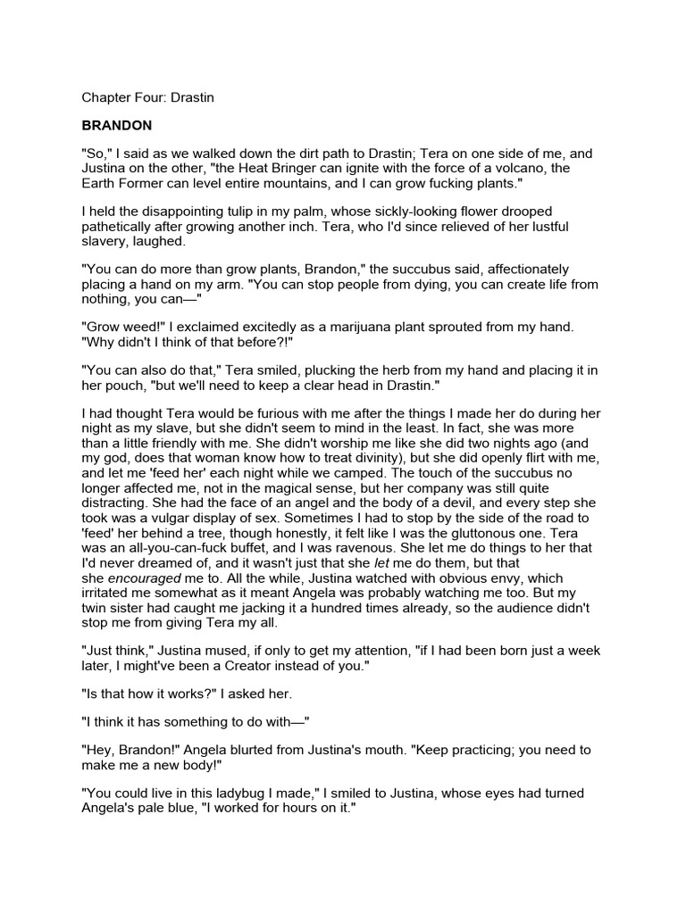 The Creators by Whitewalls - Book 1 - Chapter 4 - Drastin | PDF