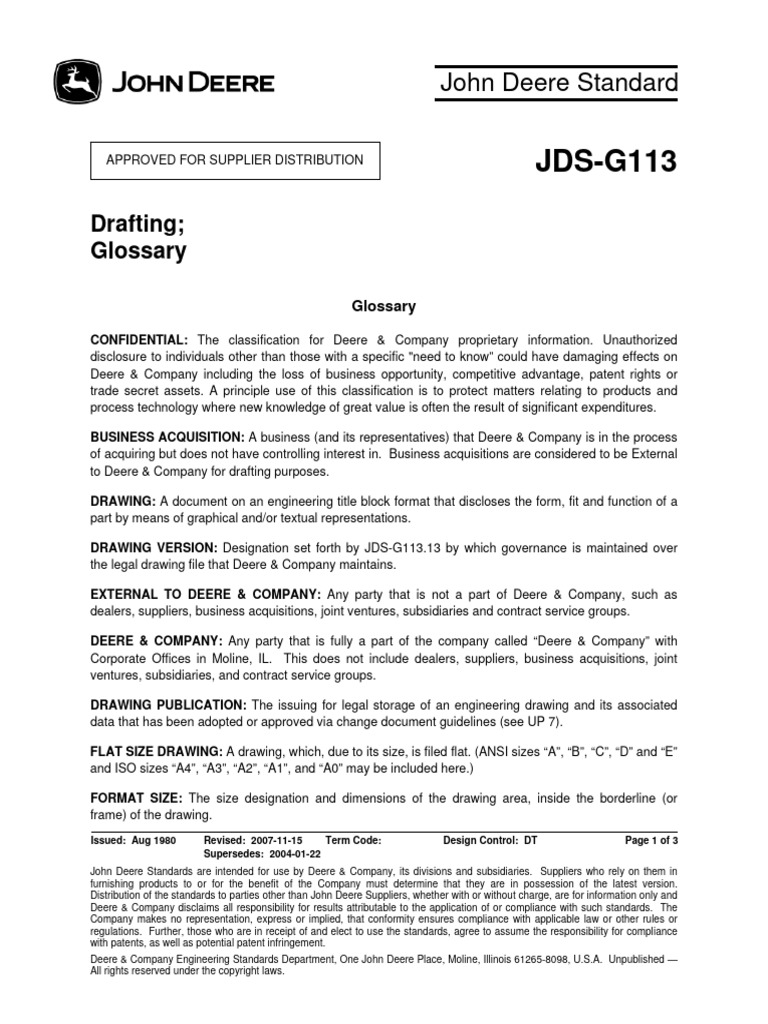 JDS G113 | PDF | Trade Secret | Business