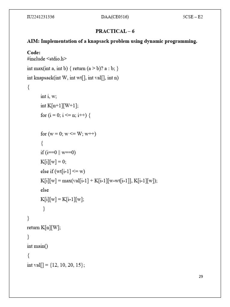 IU2141230328 DAA Prac 6,7,9 | PDF | Software | Object (Computer Science)