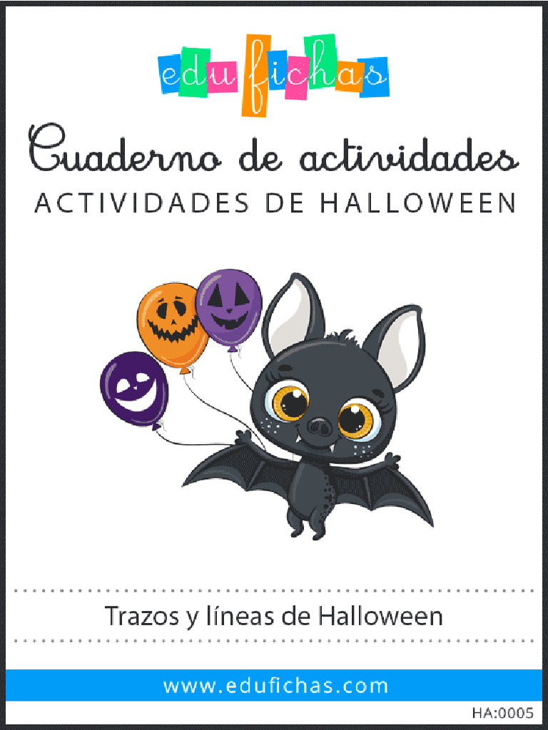 HA0005 Halloween 05 Trazos Edufichas | PDF