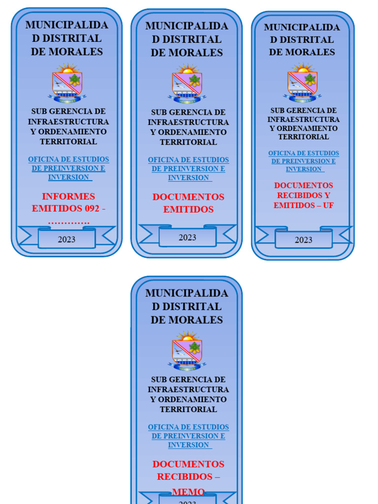 LOMO ARCHIVADORES 2023 Estudios | PDF