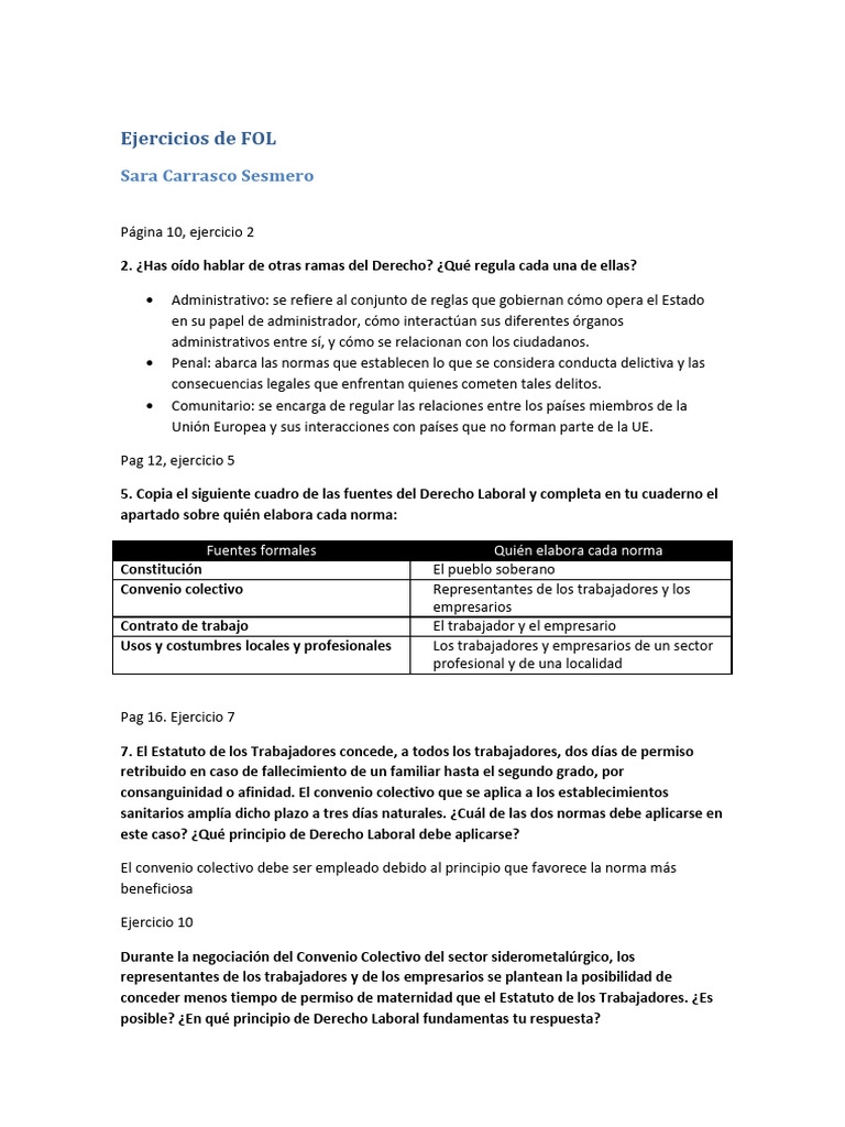 Ejercicios de FOL Tema 1 | PDF