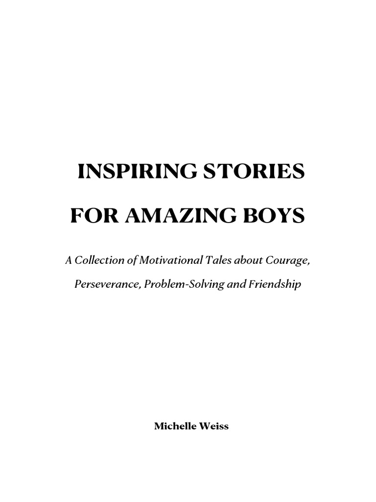 Inspiring Stories For Amazing Boys Pdf Food Allergy
