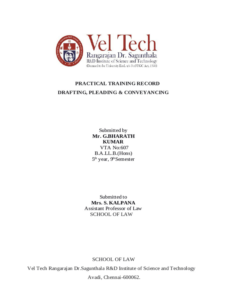 DPC Bharath | PDF | Deed | Justice