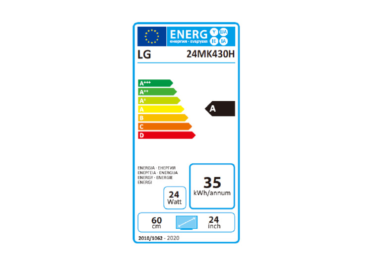 24MK430H EU Erp Label | PDF