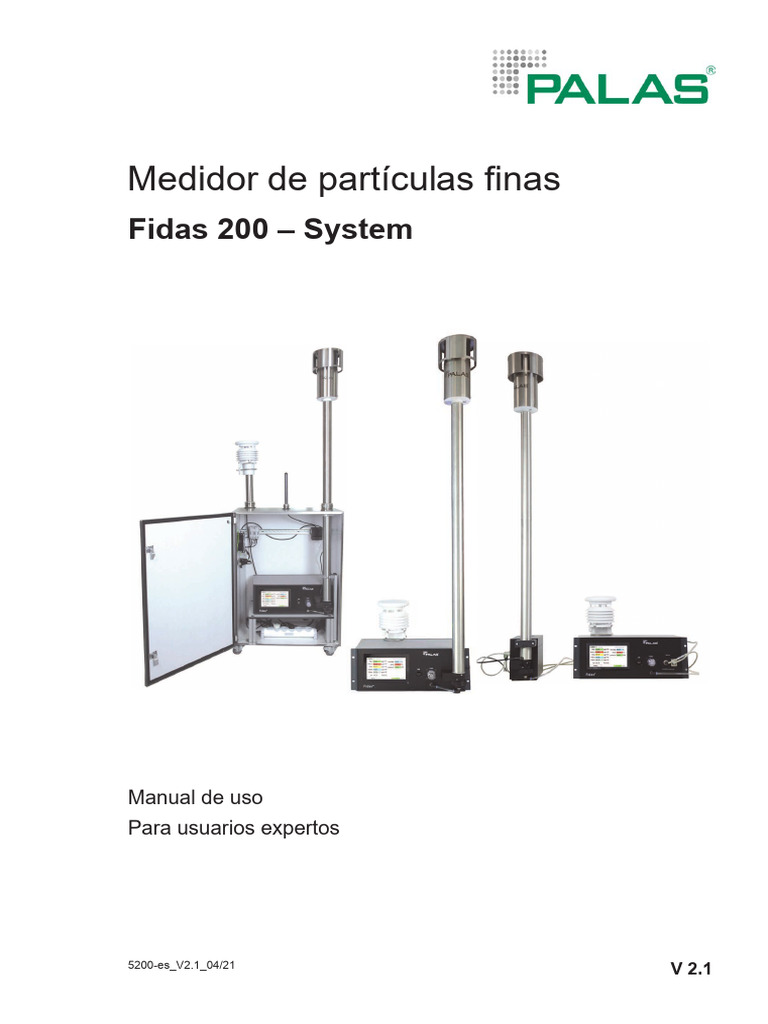 Manual de uso Fidas 200 | PDF | Meteorología | Ligero
