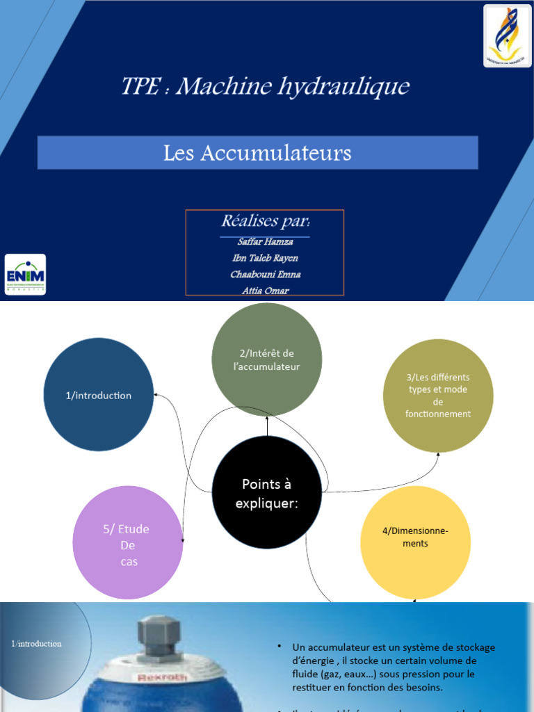 TPE Machine Hydraulique | PDF | Pression | Pompe