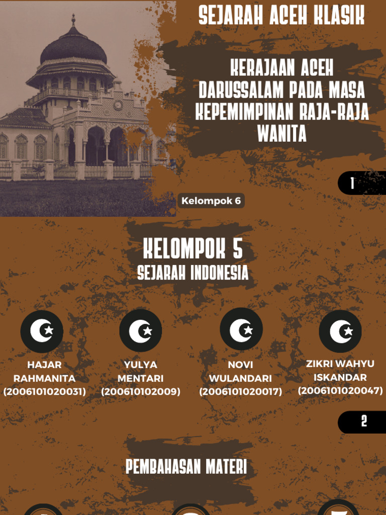 Sej. Aceh Klasik Kel. 6 | PDF