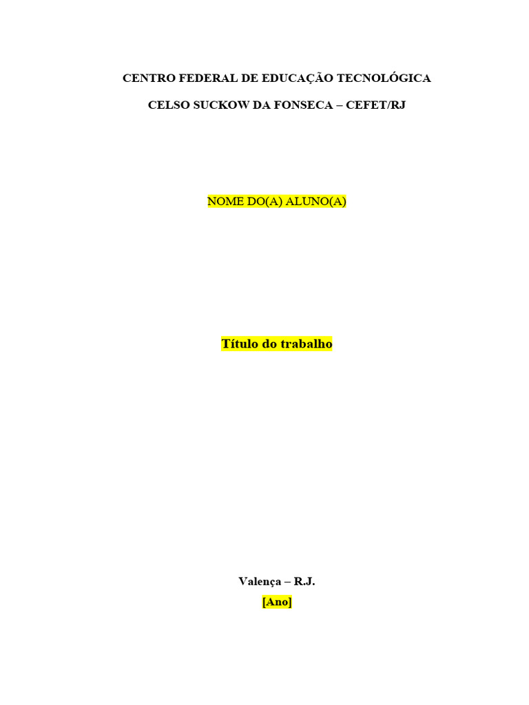Modelo de TCC - 2 | PDF | Abstract (resumo) | Método científico