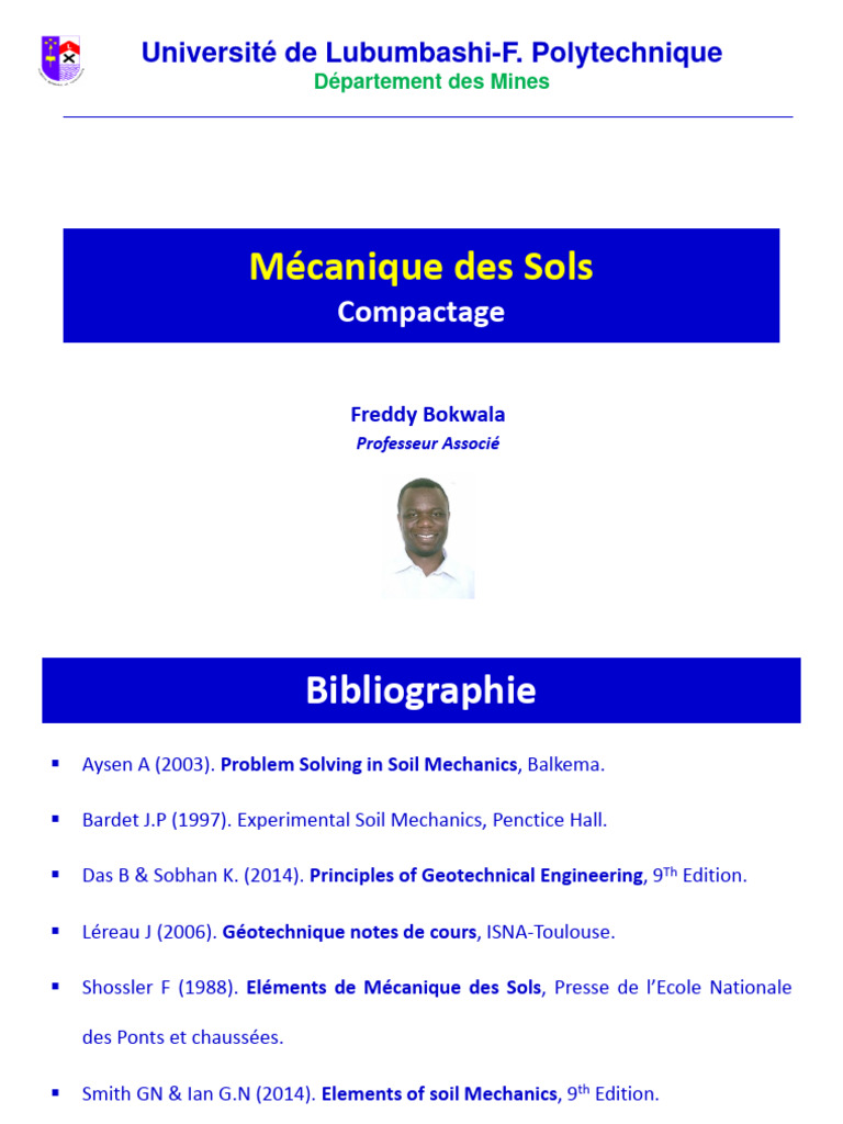Compactage Mécanique des Sols | PDF | Physique appliquée et ...