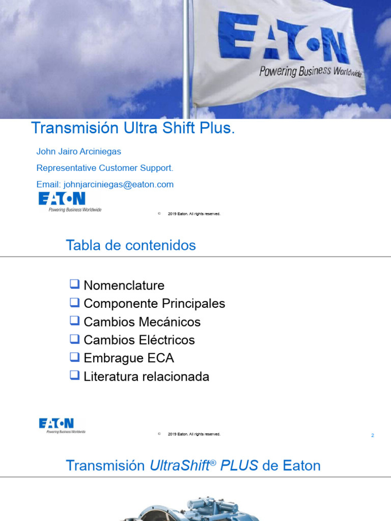 2) Generalidades Transmisiones Automatizadas Ultrashift Plus | PDF