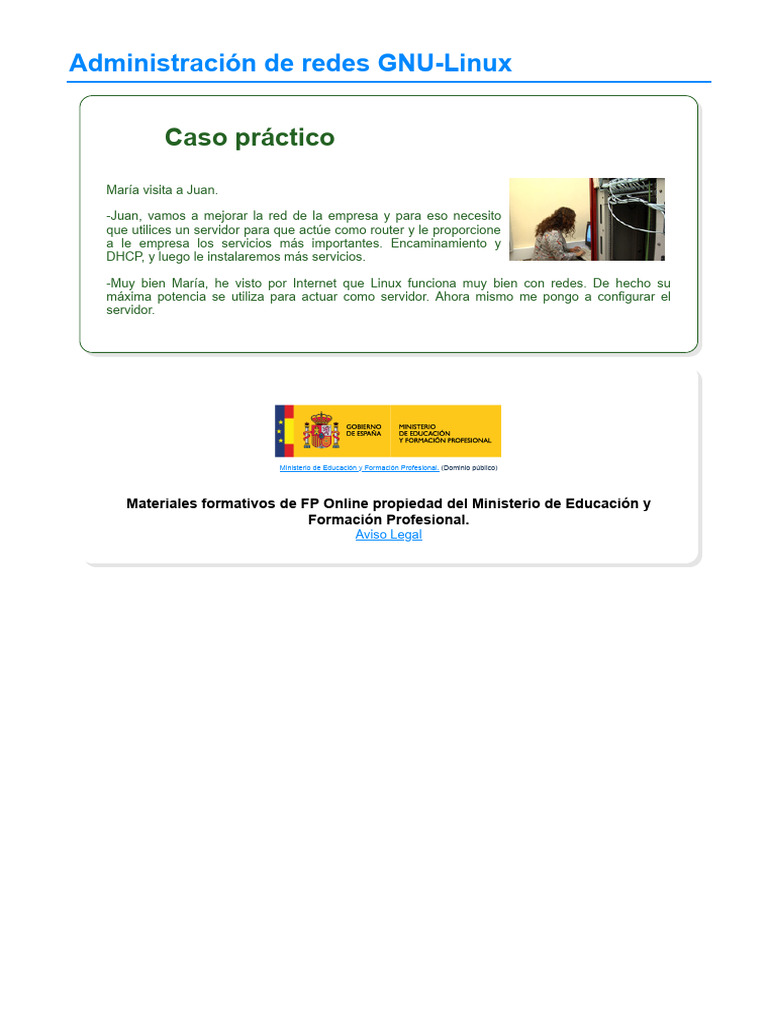 DAM - SI10 - AdministraciÃ N de Redes GNU-Linux | PDF