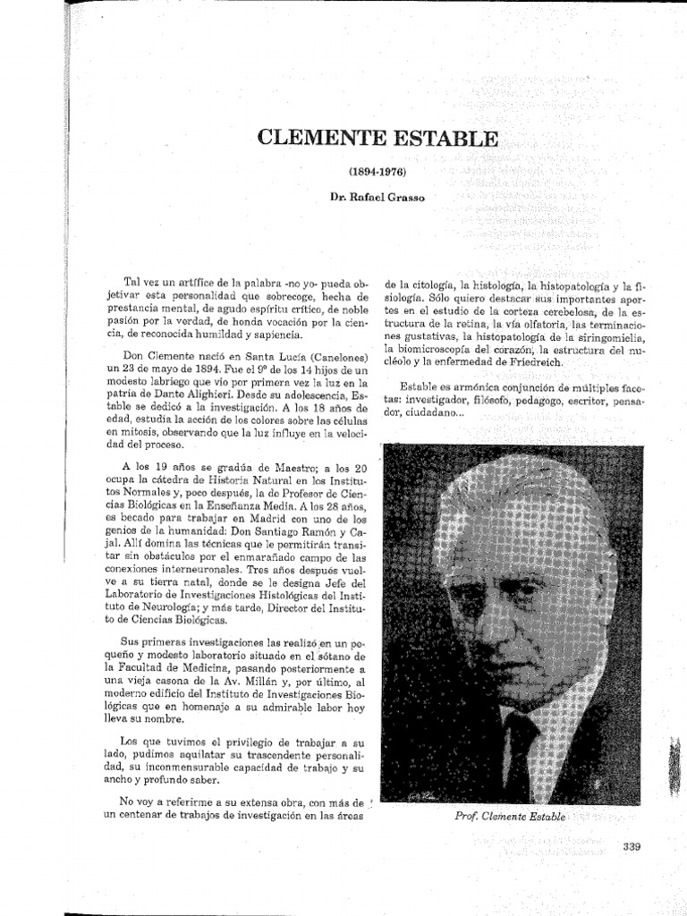 Puig. Clemente Estable | PDF