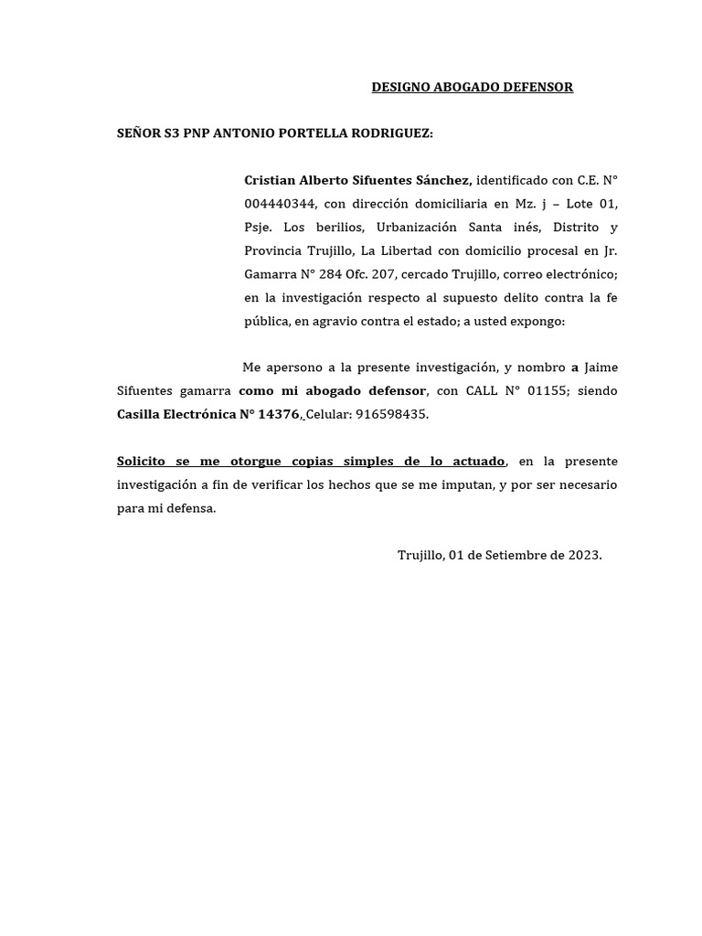 Designa Abogado | PDF