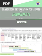 Annex A - PMES Tool For Proficient Teachers SY 2024-2025 | PDF ...