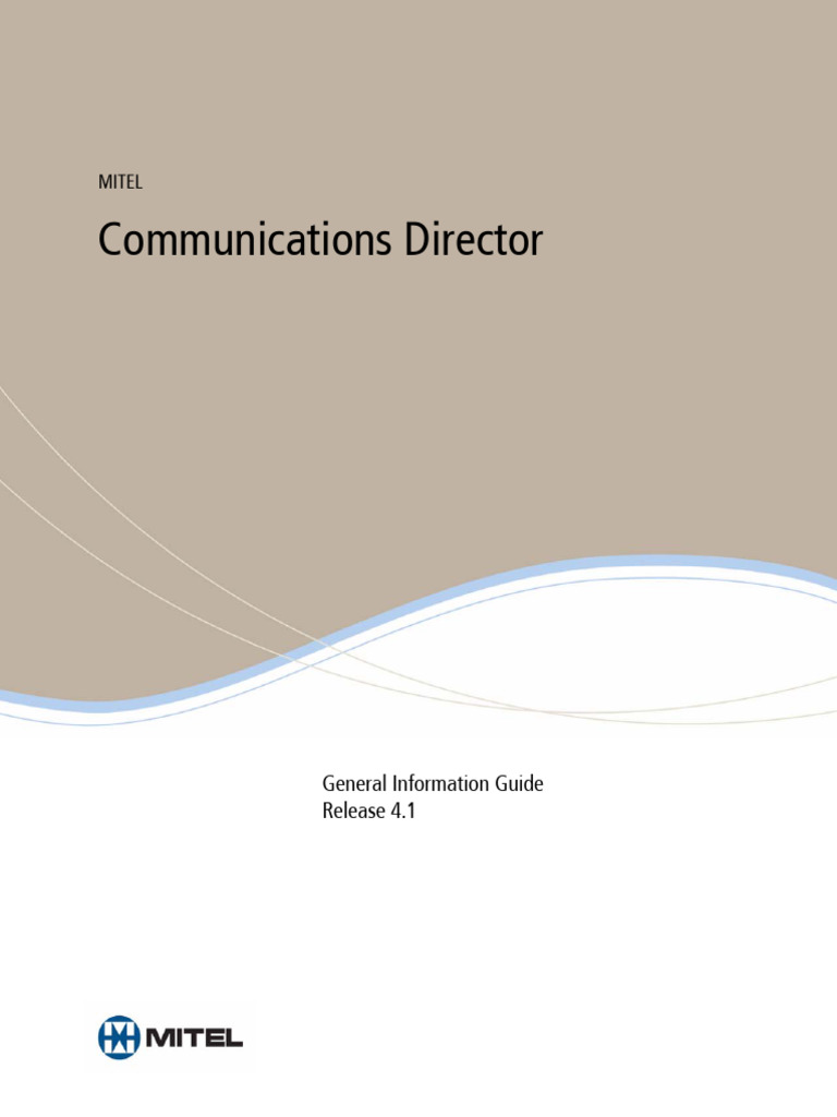 Mitel 3300 General Information Guide | PDF