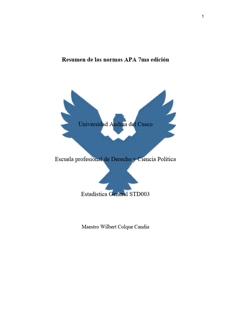 1 Resumen de Las Normas APA 7ma Edición | PDF