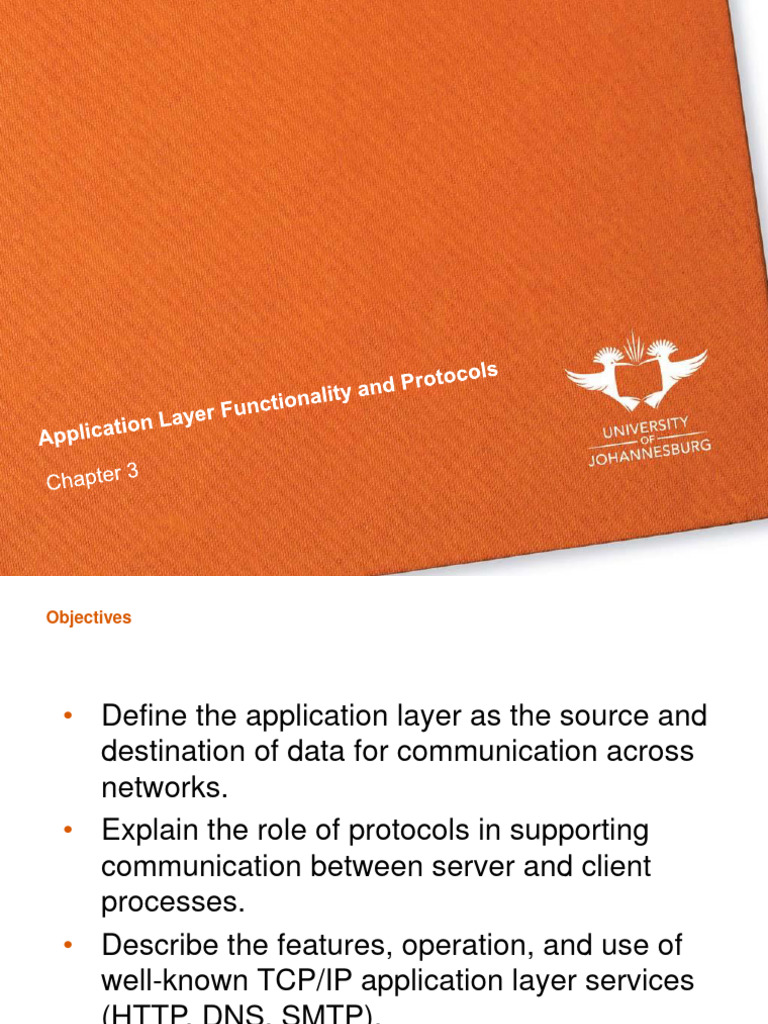 Application Layer Functionality And Protocols Pdf