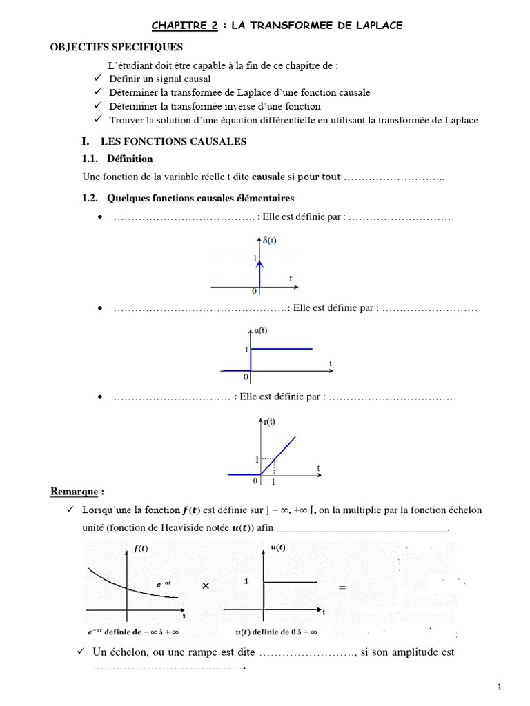 Transformée de Laplace et Dérivées | PDF | Transformation de Laplace ...