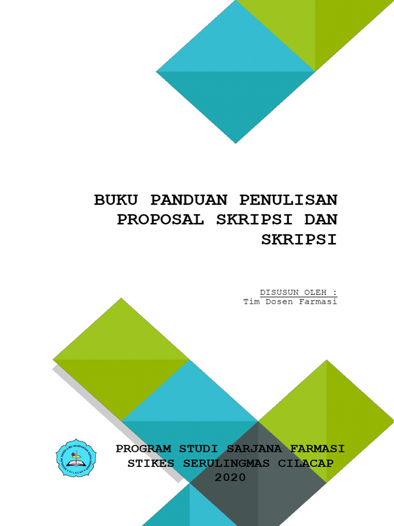 Buku Panduan Penulisan Proposal Skripsi Dan Skripsi 2020-2021 | PDF
