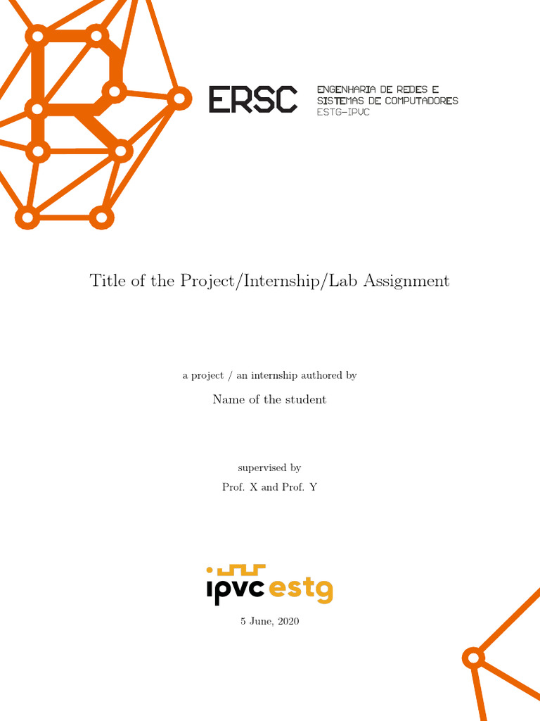 Project Slash Internship Report Template Ersc | PDF | Computing | Computer Programming