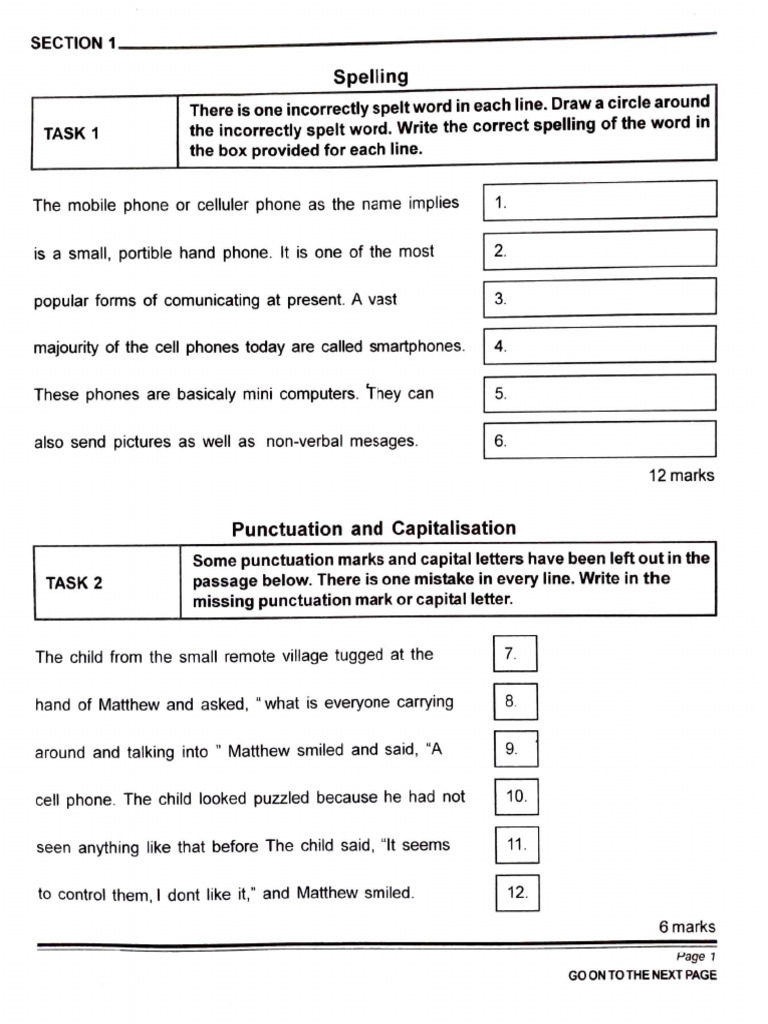 Benco ELA 2020 Test 6 | PDF