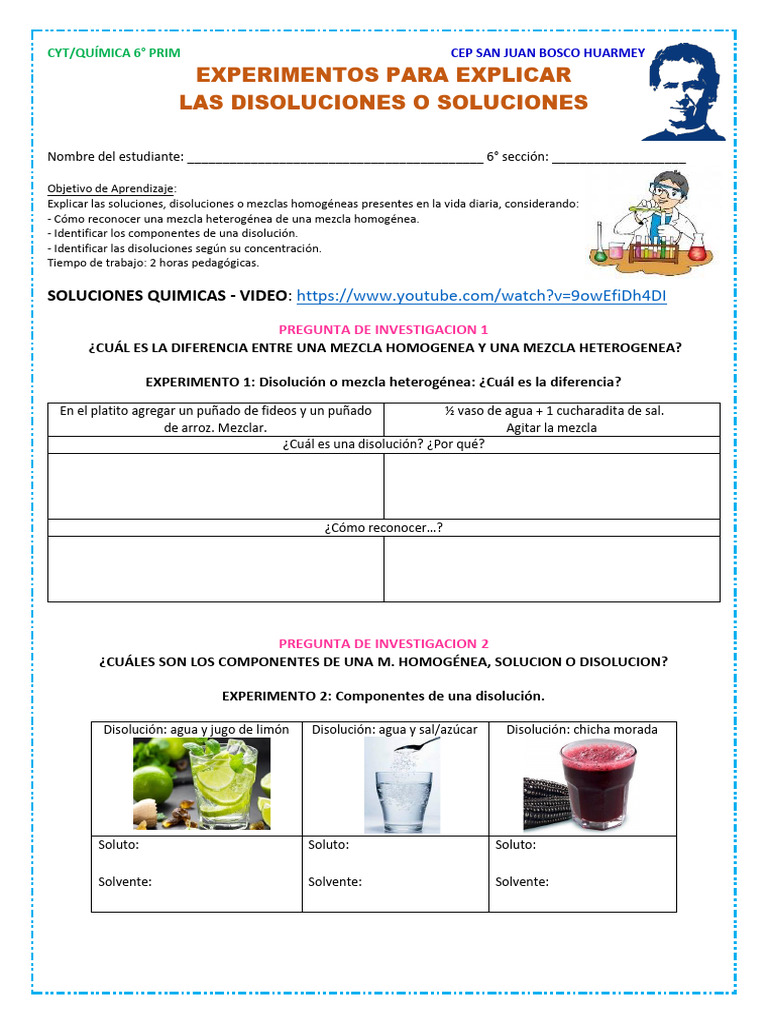 Experim Soluciones 6P 2023 | PDF