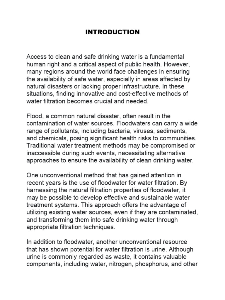 Research 2 | PDF | Drinking Water | Water