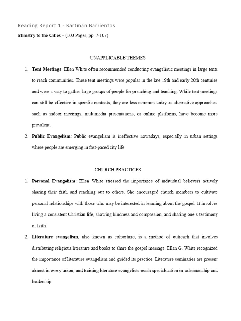 Reading Report 1 | PDF