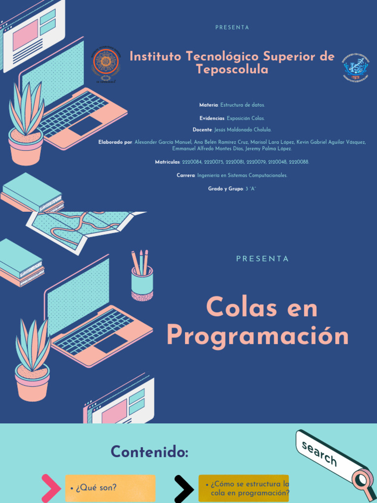 COLAS | PDF | Cola (tipo de datos abstractos) | Ingeniería de software