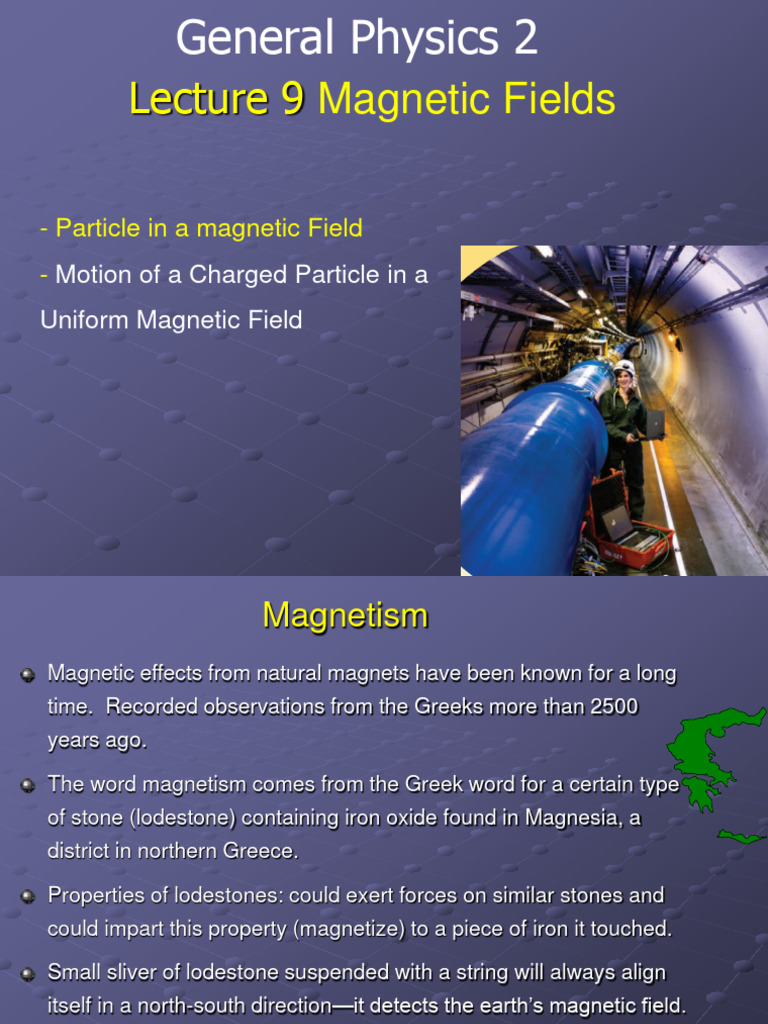 Lecture 9 | PDF | Ferromagnetism | Magnetic Field