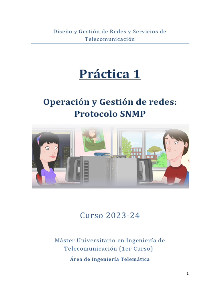 Practica 1 DyG 2023-24 | PDF | Redes de computadoras | Telecomunicaciones