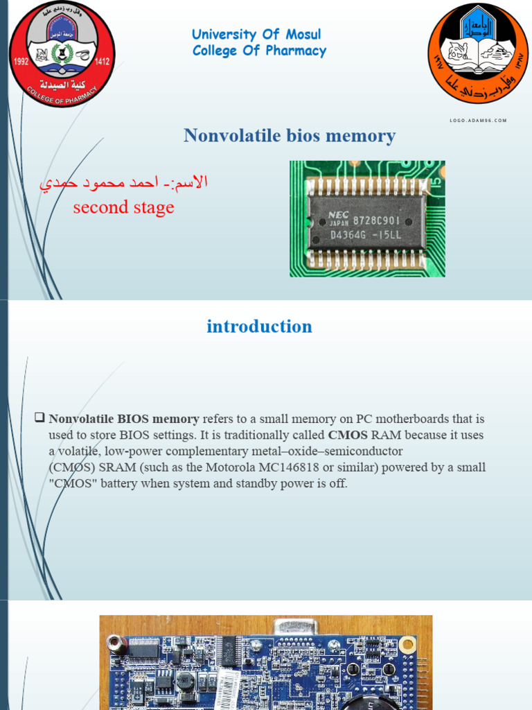 Understanding Nonvolatile BIOS Memory | PDF | Random Access Memory | Bios