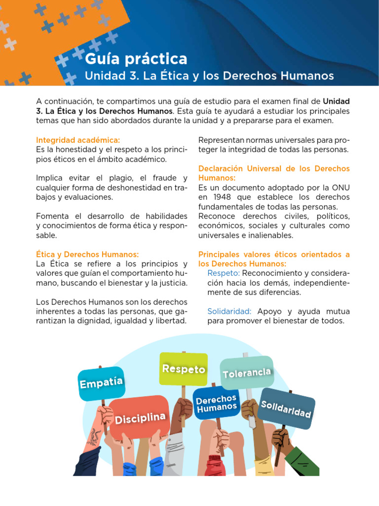 Guia CH U3 | PDF | Derechos humanos | Igualdad de género