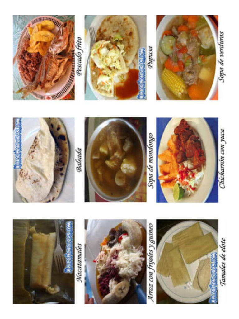 Comidas Tipicas de Honduras | PDF