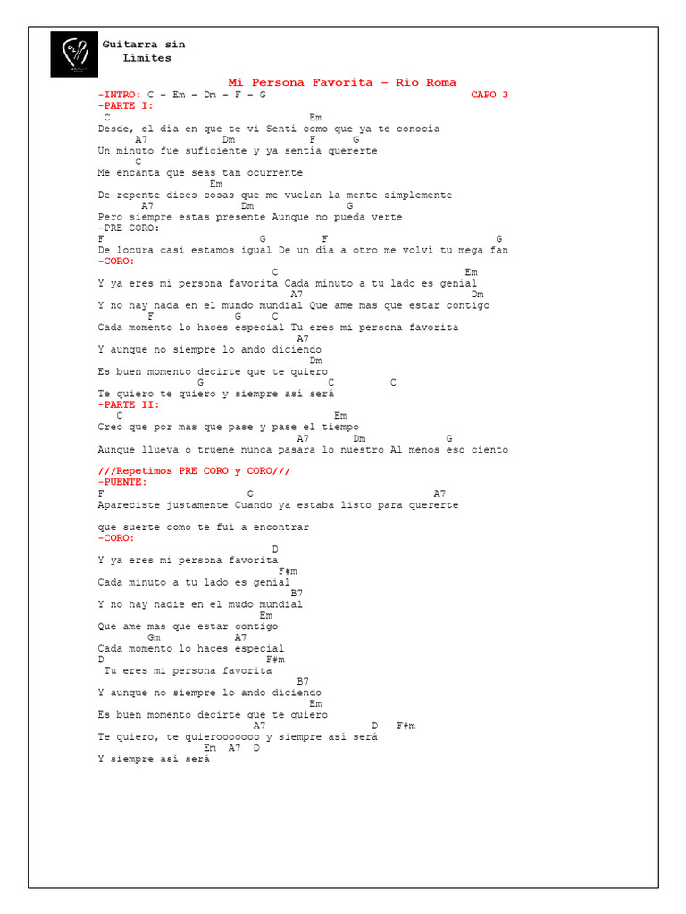 Mi Persona Favorita | PDF