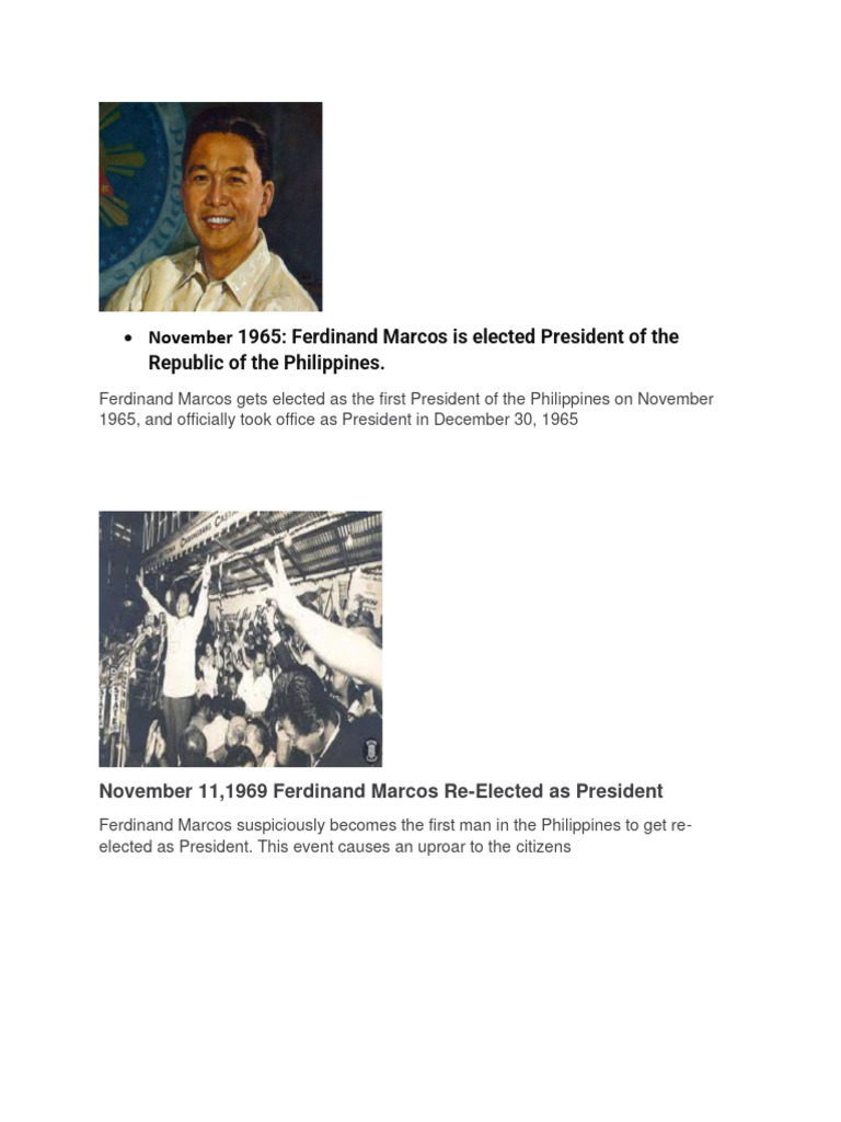 Ferdinand Marcos Re-Elected As President | PDF | Juan Ponce Enrile ...