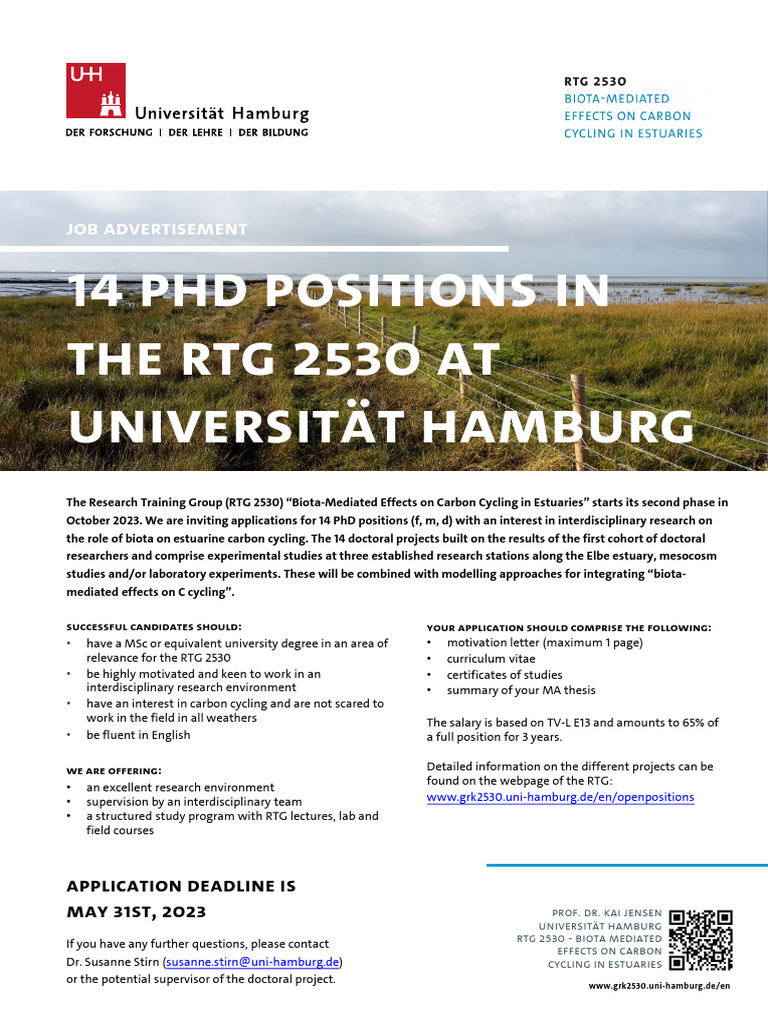 2023-PhD Positions | PDF | Doctor Of Philosophy | Doctorate