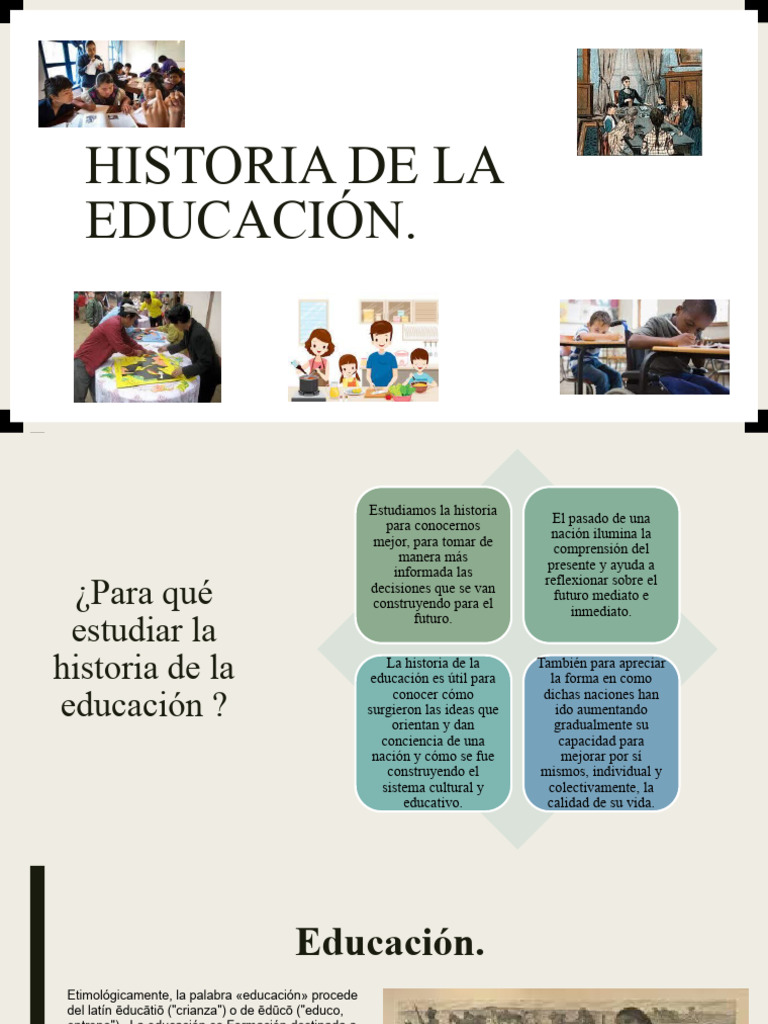 Historia De La Educación Pdf Aprendizaje