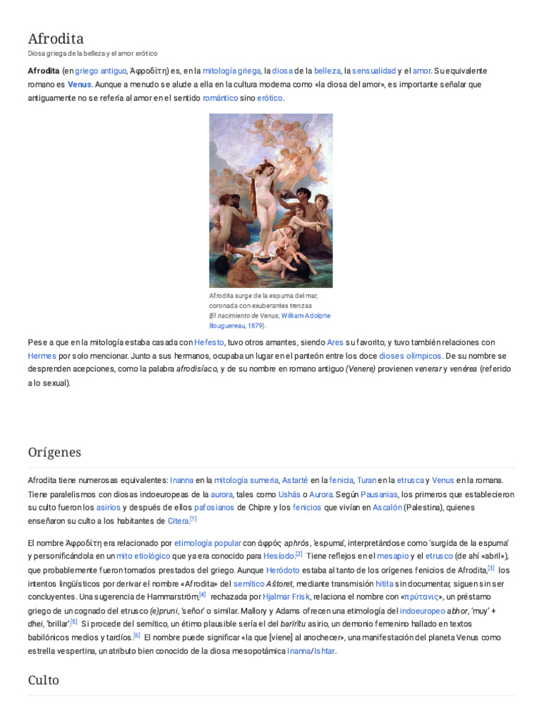 Afrodita | PDF | Afrodita | infierno