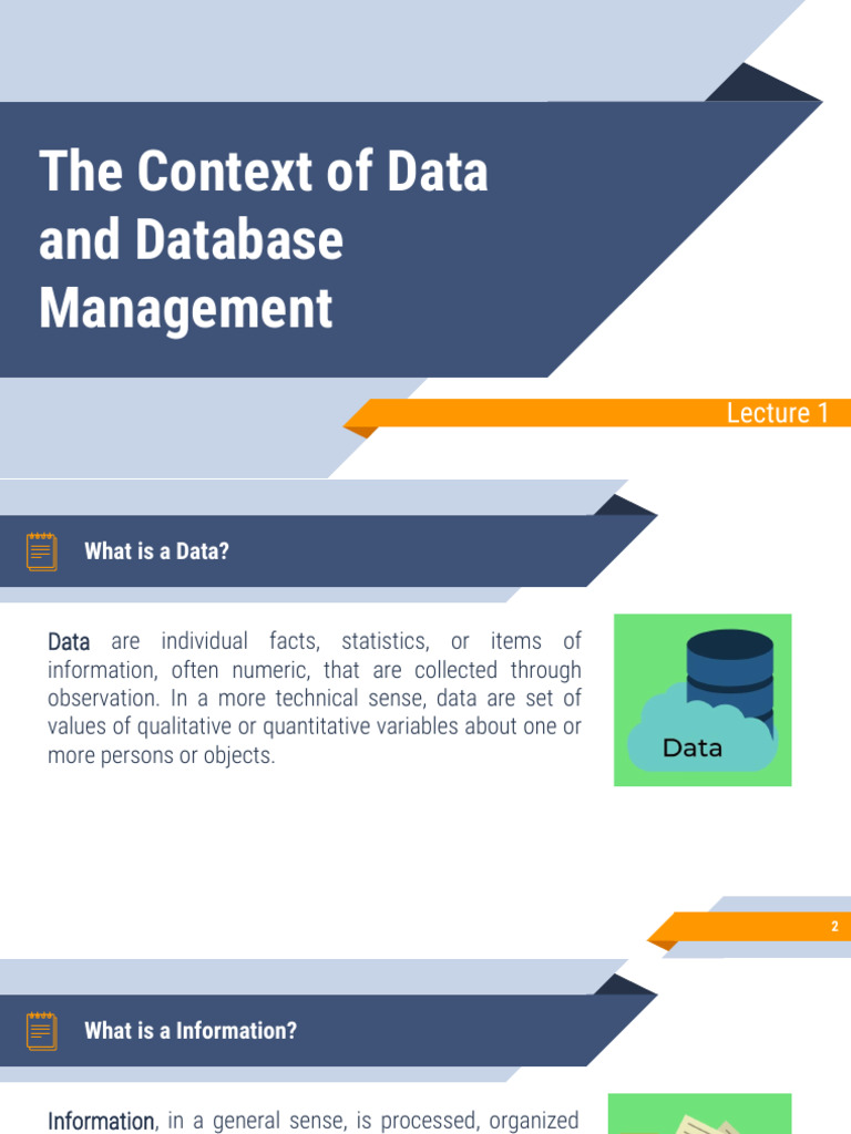 Lecture 1 Pdf Databases Relational Database