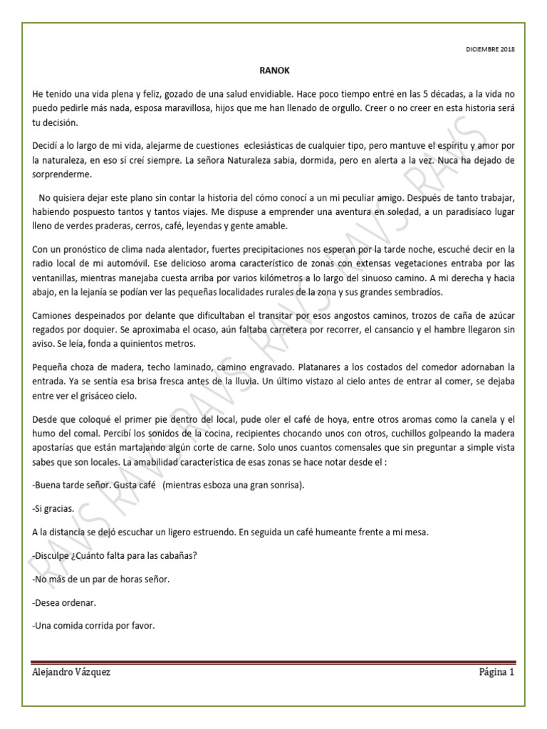 Encuentro con Ranok en la Naturaleza | PDF | Poesía | Libros para ...