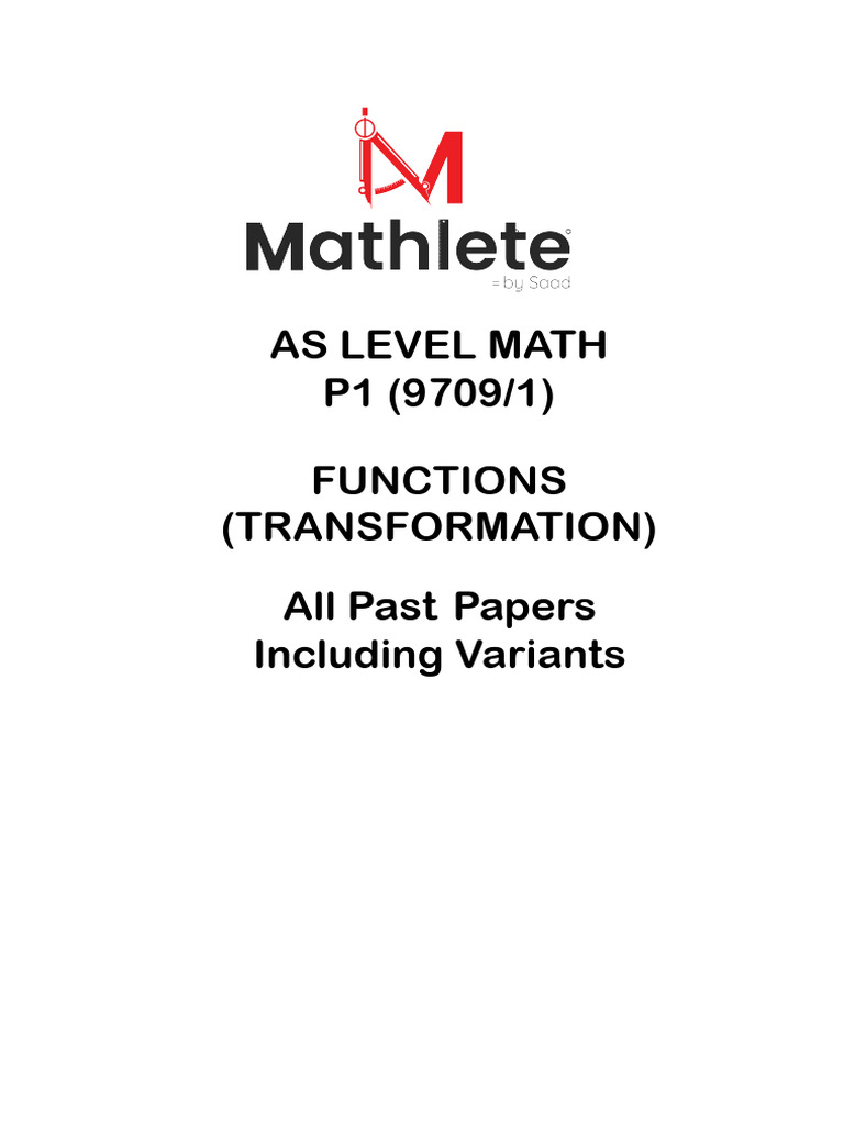 Transformation of Functions | PDF | Function (Mathematics) | Functions ...