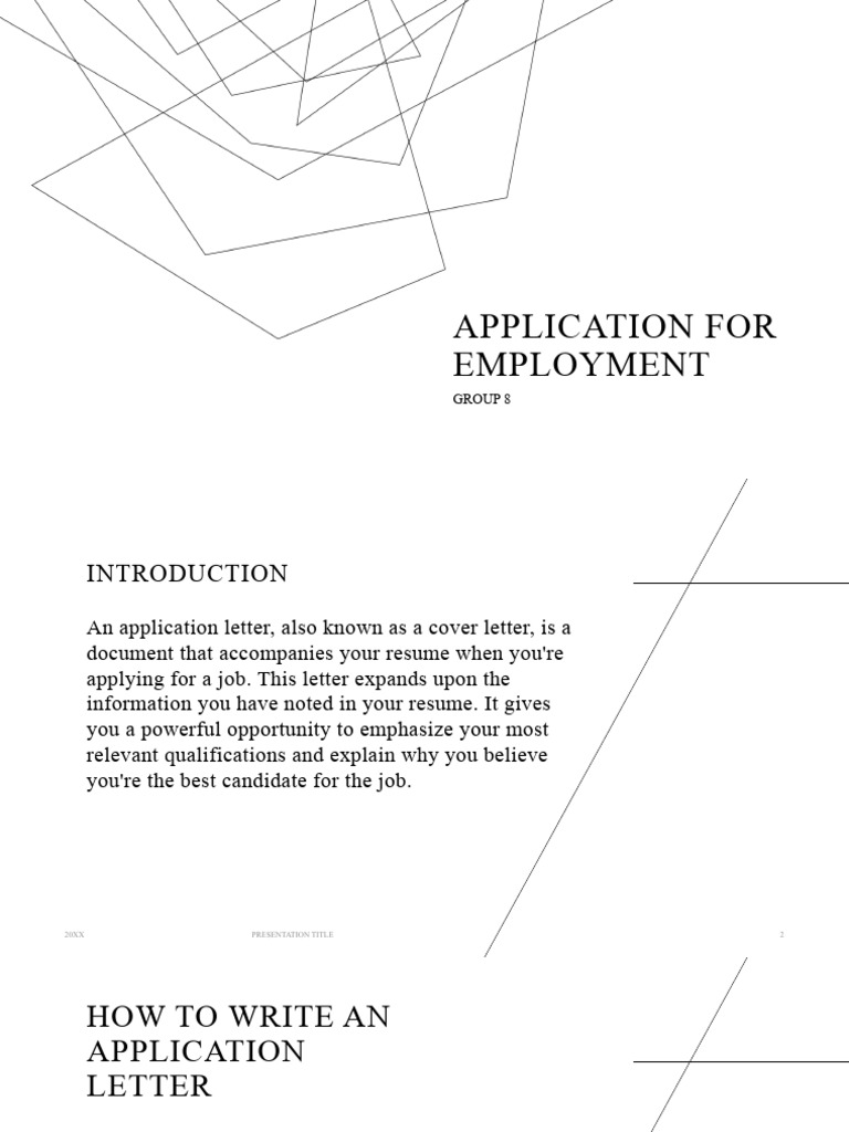 Application For Employment | PDF | Résumé