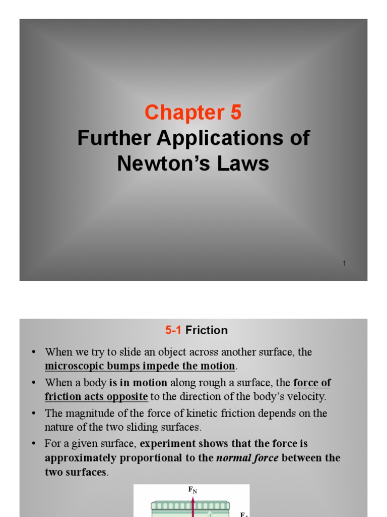5 More Newtons Laws | PDF | Friction | Force
